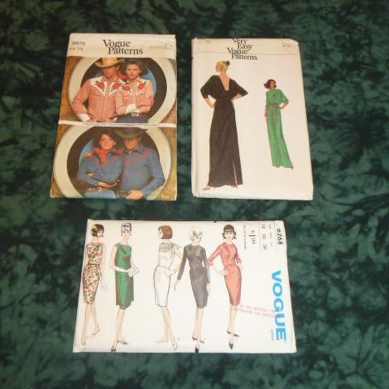 Vogue Designer Sewing Patterns - Etsy