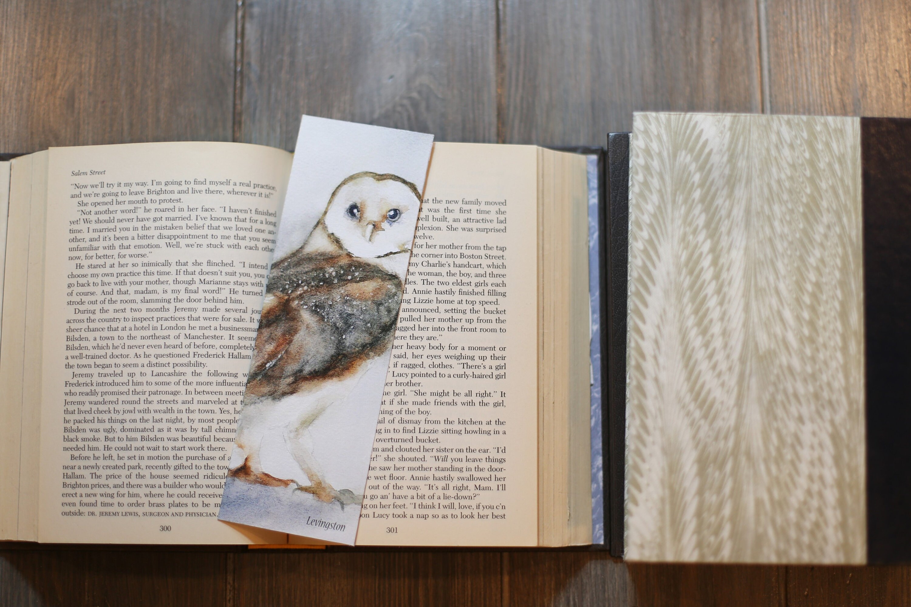 Instant download of owl bookmark in Watercolor. PRINTABLE farm | Etsy