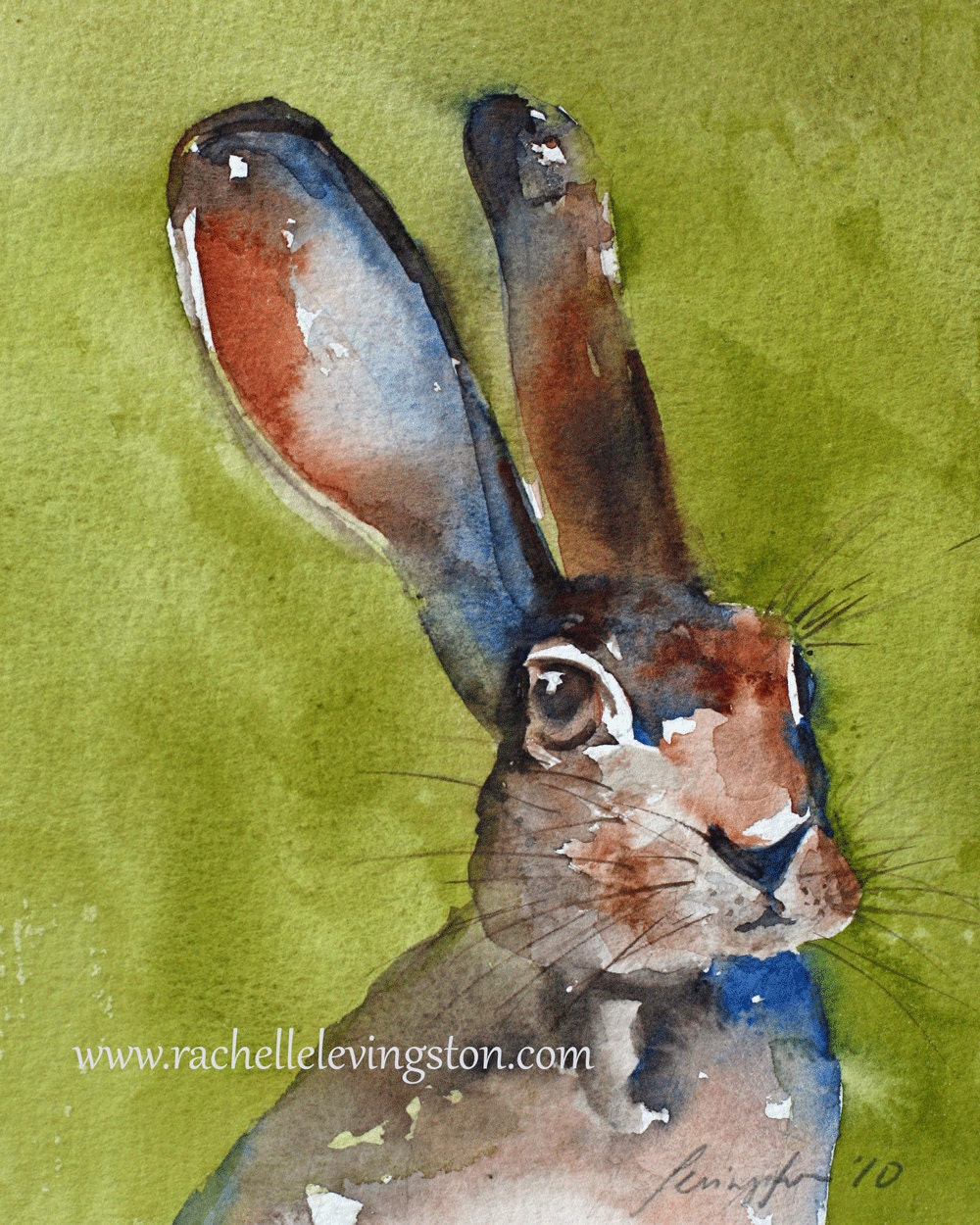 Watercolor Painting of Bunny Painting Bunny Print Bunny Art - Etsy