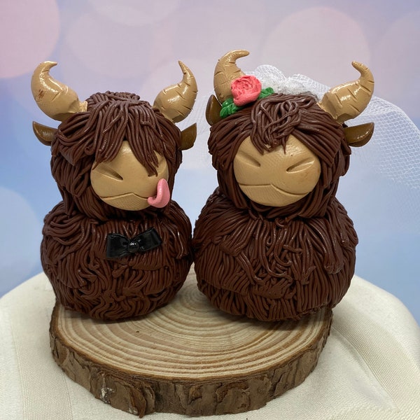 Cow Wedding Cake Topper - Etsy
