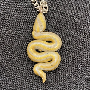 Snake Pendant/clay Snake Necklace/sculpey Clay /pendant/clay Jewelry ...