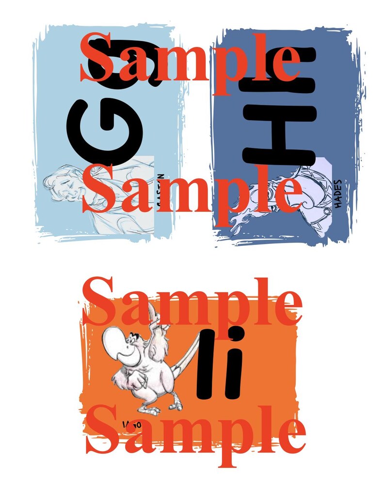 Disney Villain/alphabet Cards/classroom Organization/disney/maleficent ...