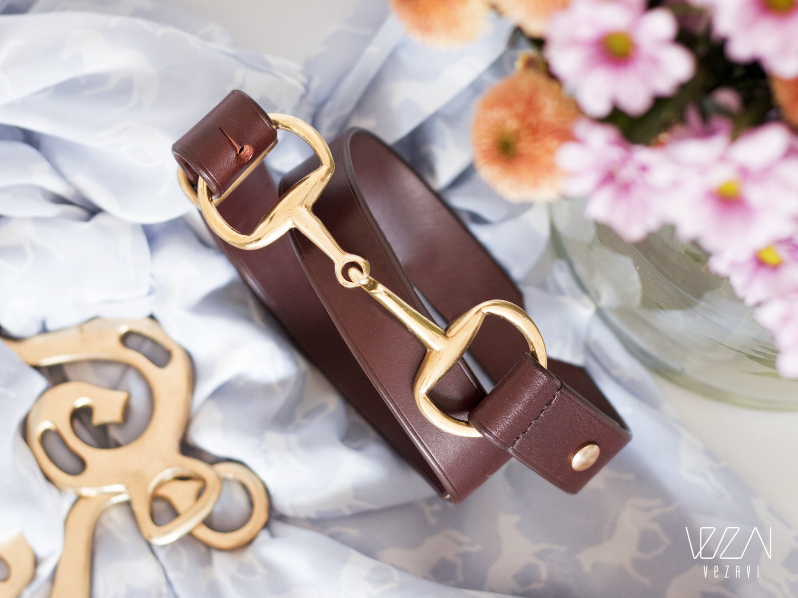 Simple Snaffle Bit Shape Style Equestrian Belt - Etsy