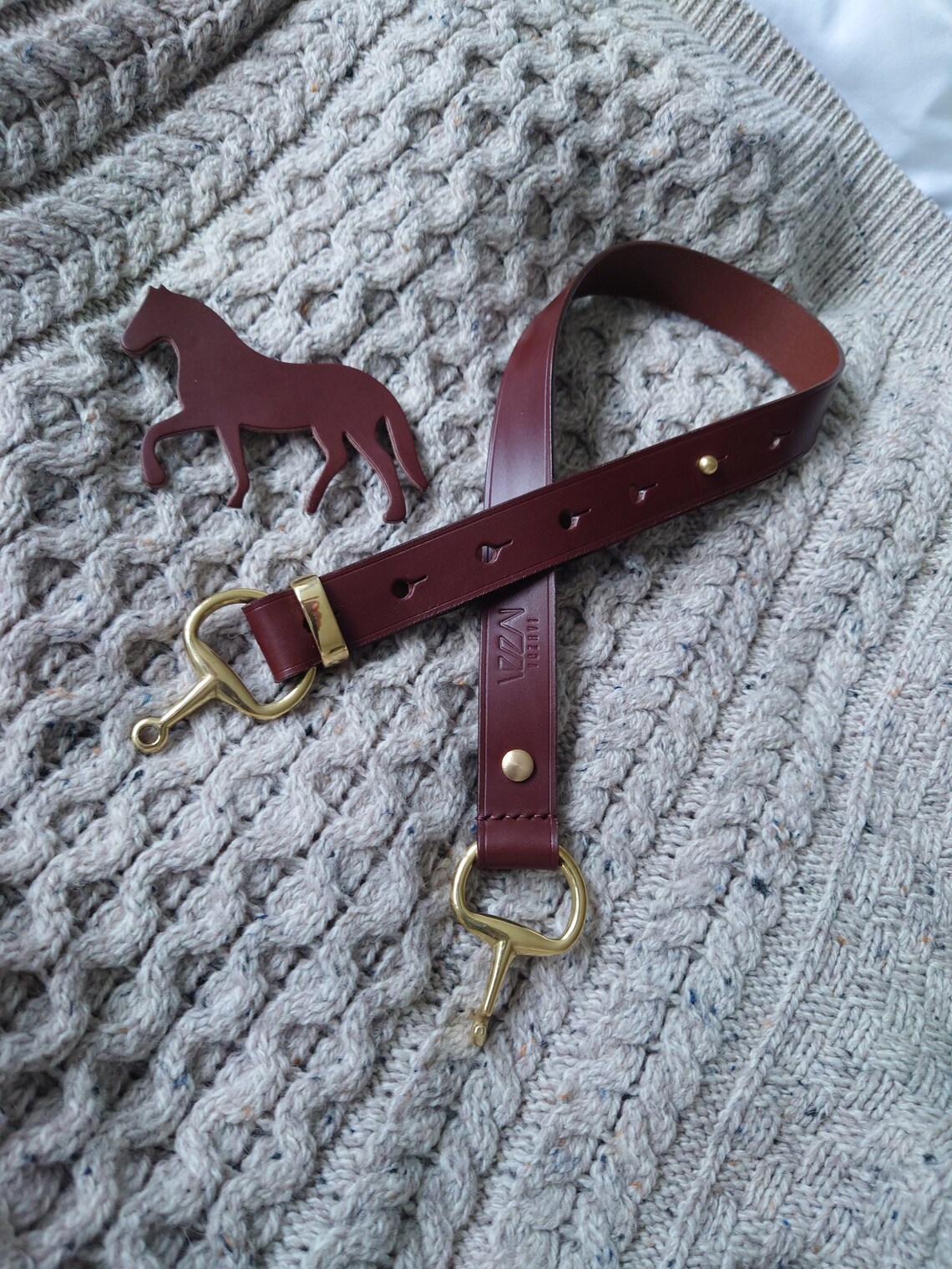 Simple Snaffle Bit Shape Style Equestrian Belt - Etsy