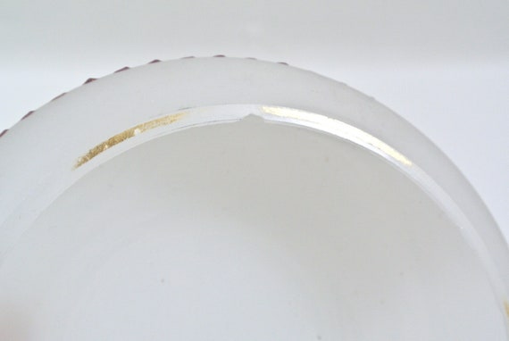 RARE Victorian Frosted Glass Vanity Powder Jar Lidded… - Gem