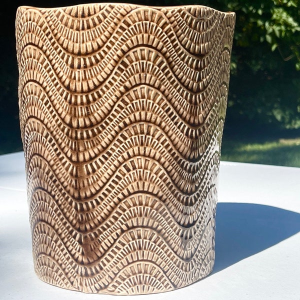 Large Vintage Planters - Etsy