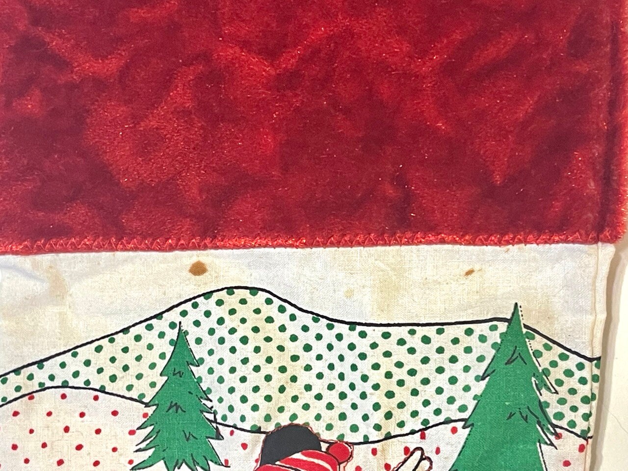 Disney 1920s Mickey Minnie Mouse Stocking Sledding Pluto Dog - Etsy