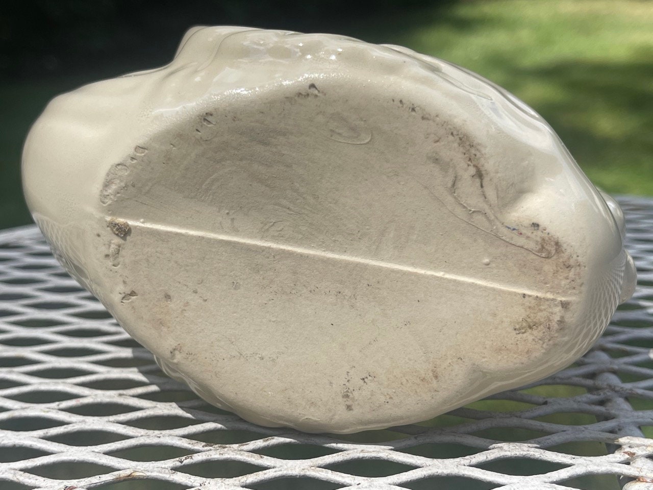 Art Deco Pottery Swan Planter Unpainted Vase Ceramic Bird Flower Pot ...