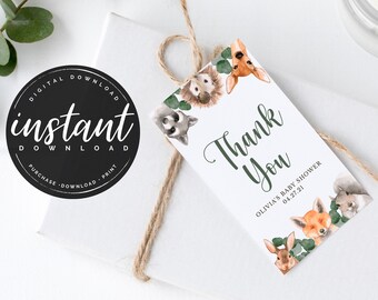 Woodland Gift Tags | Etsy