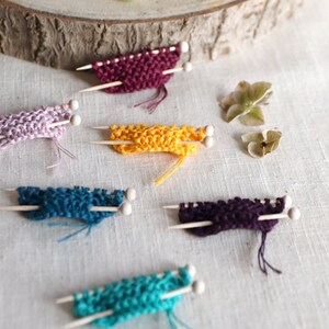 Knitting Pin | Hand Knitted Using Linen | Ecofriendly | Rustic - Etsy