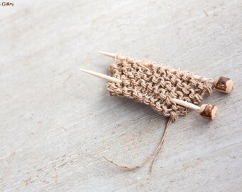 Knitting pin pure wool | Etsy