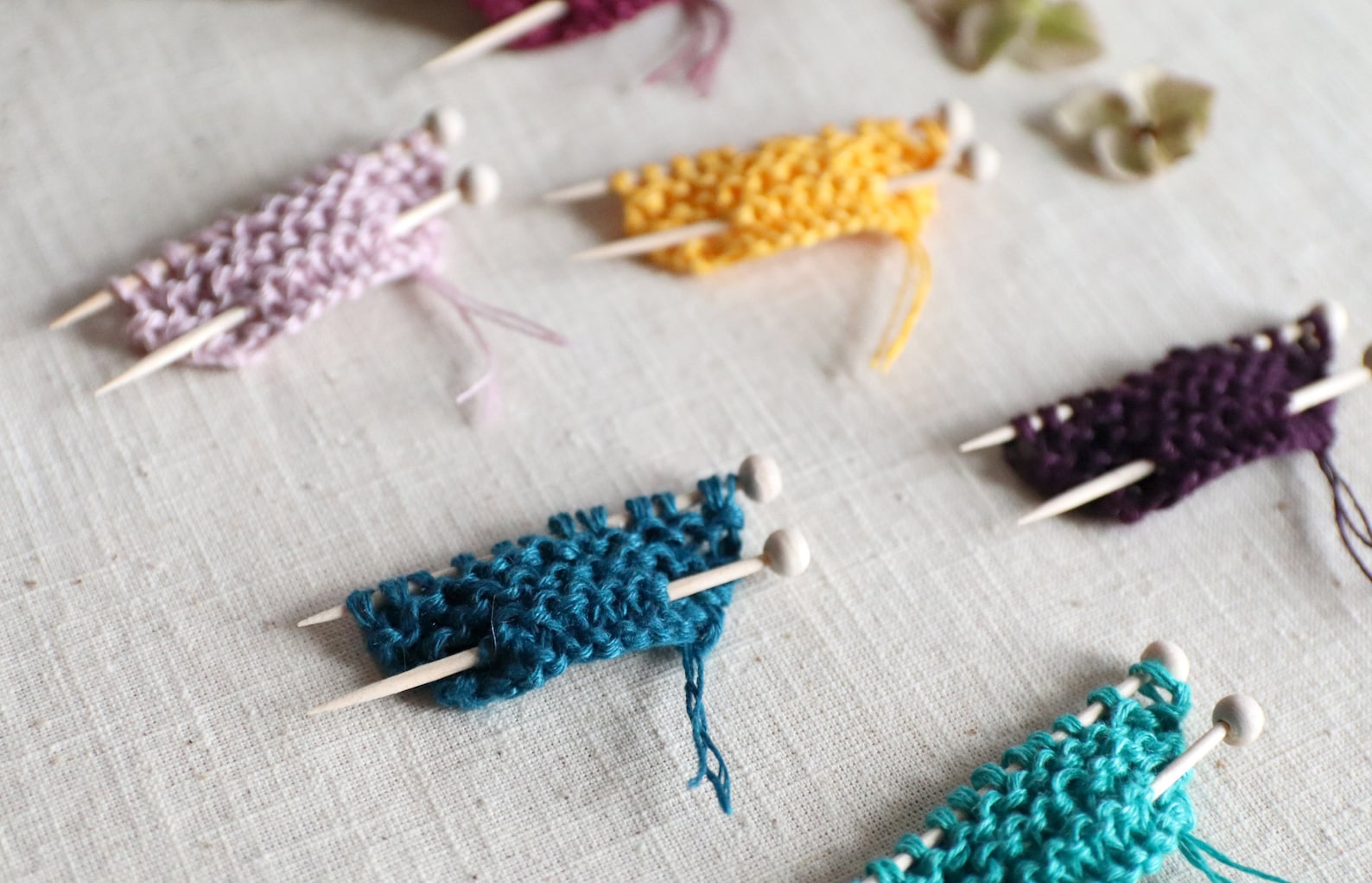 Knitting Pin | Hand Knitted Using Linen | Ecofriendly | Rustic - Etsy