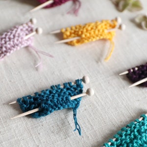 Knitting Pin | Hand Knitted Using Linen | Ecofriendly | Rustic - Etsy