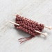 Knitting Pin Hand Knitted Using Linen Ecofriendly Rustic Vegan - Etsy