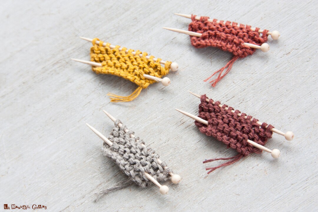 Knitting Pin | Hand Knitted Using Linen | Ecofriendly | Rustic | Vegan ...