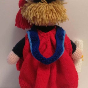 Graduation Male & Female Doll KNITTING PATTERN - Etsy