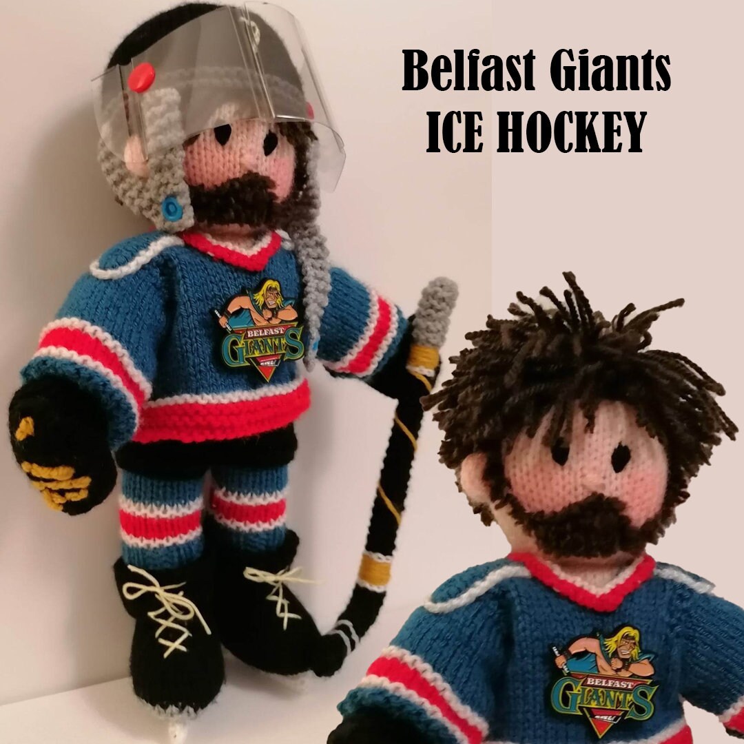 Ice Hockey Player Belfast Giants KNITTING PATTERN - Etsy