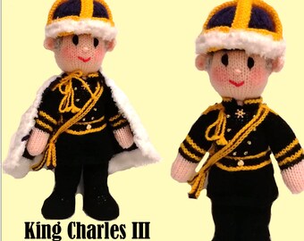 PDF Knitting Pattern King Charles III With Orb & Sceptre - Etsy UK