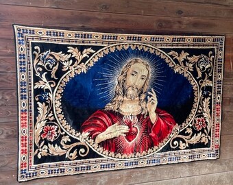 Jesus Wall Rug - Etsy