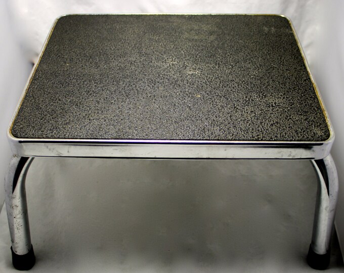 Vintage EF Brewer METAL STEP Stool Stainless Steel Step Stool - Etsy