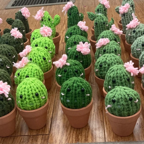 Knit Cactus - Etsy
