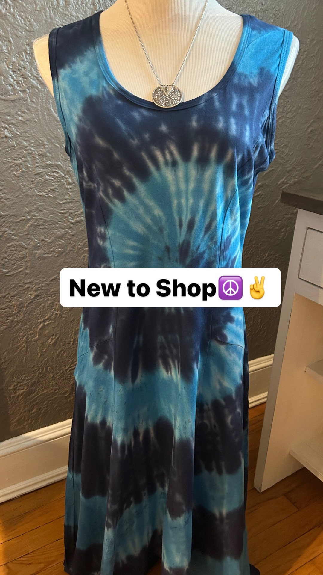 Tie Dye Dress, Tank Dress for Summer, Festival Dress, Woodstock Tie Dye ...