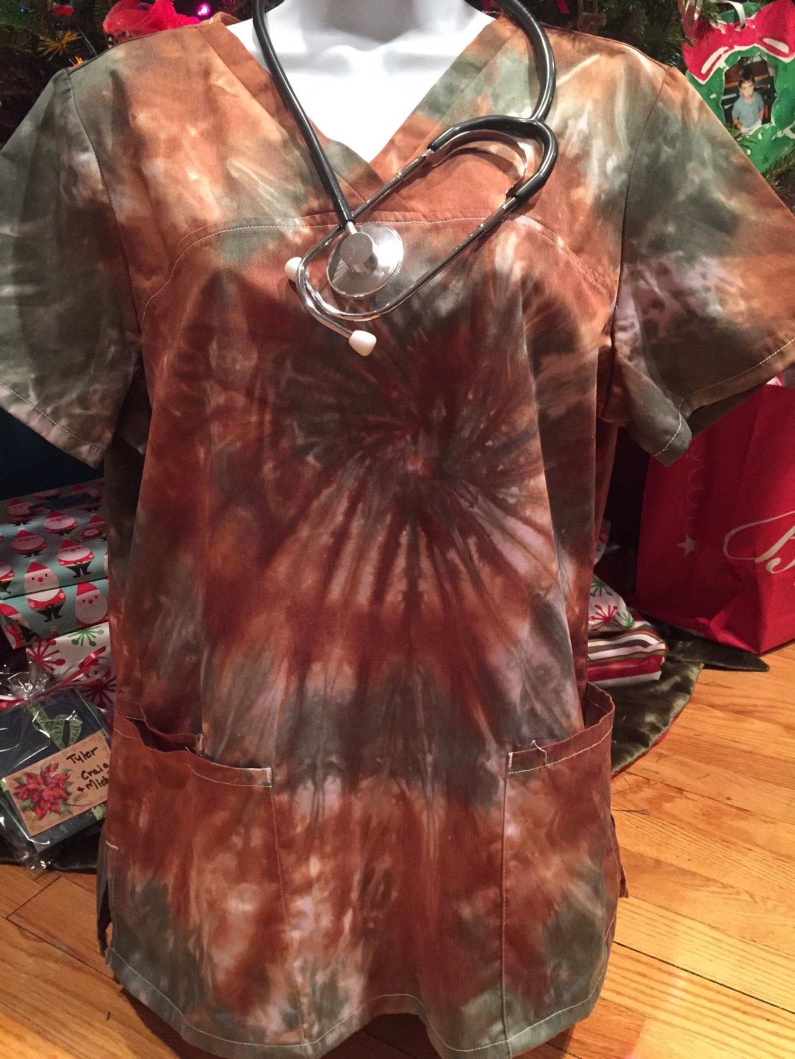 Autumn Themed Clothing RN Scrubs Scrub Top Woman Healthcare - Etsy