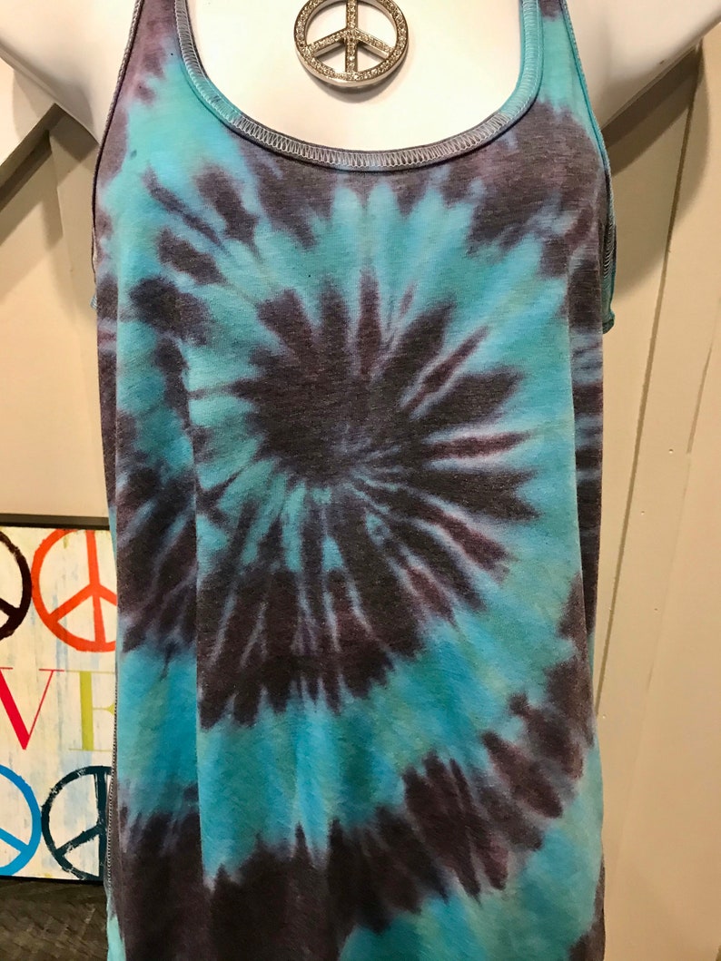 Tie Dye Flowy Tank Tye Dye Tank Top Unique Gift Idea Last | Etsy