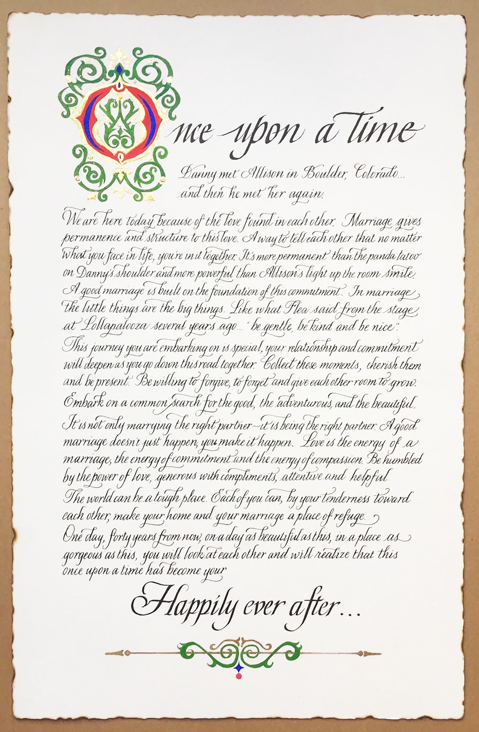 Handwritten Love Letter Custom Calligraphy Service Personalized Love ...