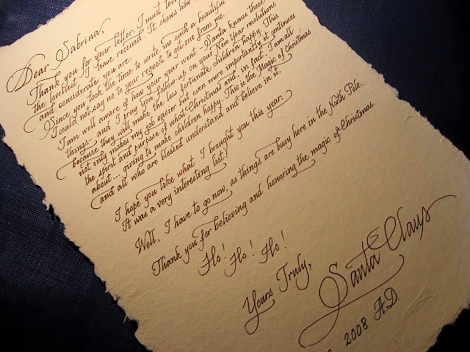 Handwritten Love Letter Custom Calligraphy Service Personalized Love ...