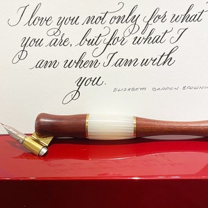 Custom Calligraphy Letter, Personalized Artwork for Anniversary Gift ...