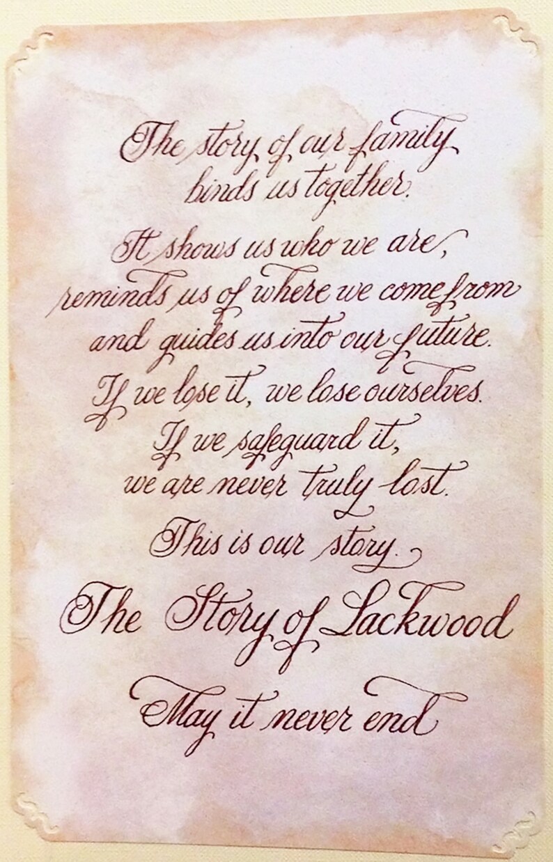Custom Calligraphy Letter, Personalized Artwork for Anniversary Gift ...