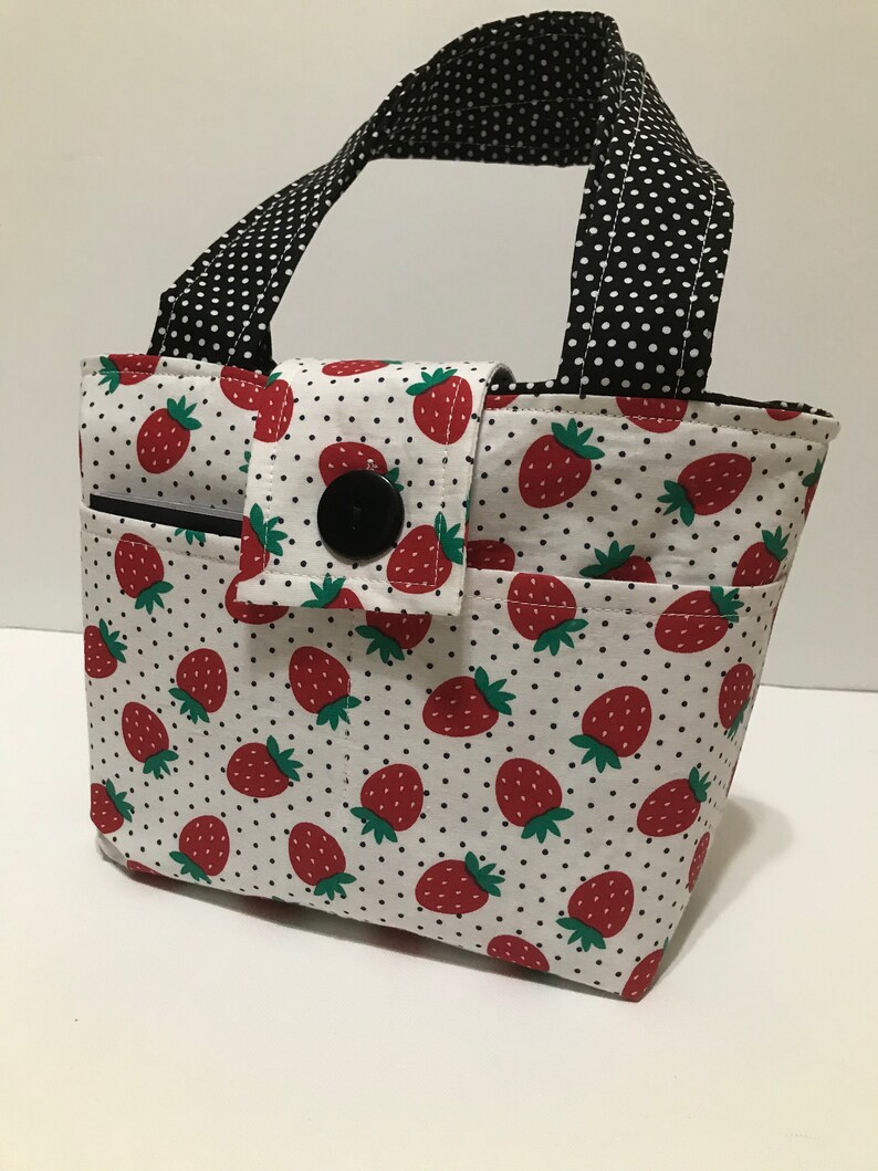 Beautiful Strawberry Design Bible Tote/bible Bag - Etsy