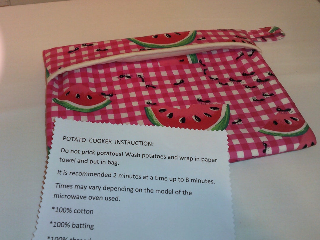 Large Microwave Potato Bag potato Express Pouch-perfect - Etsy