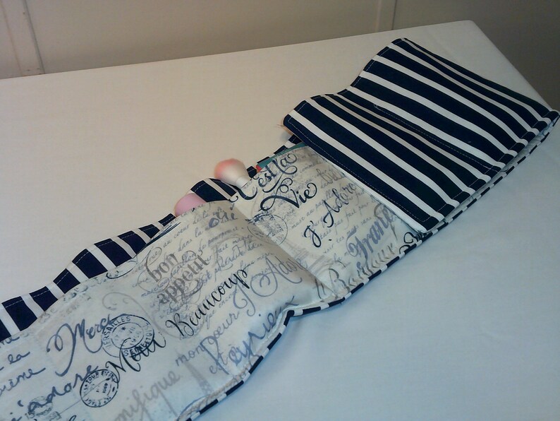 Navy Stripe/paris French/jetaime/ Design Purse Organizer Insert 29 ...