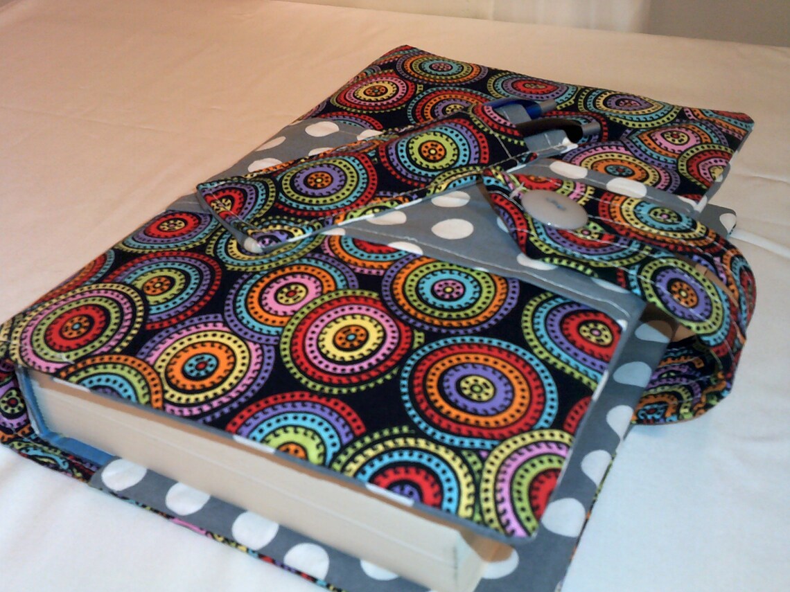 Beautiful Dotted Disc and Gray Polka Dots Bible Cover With | Etsy