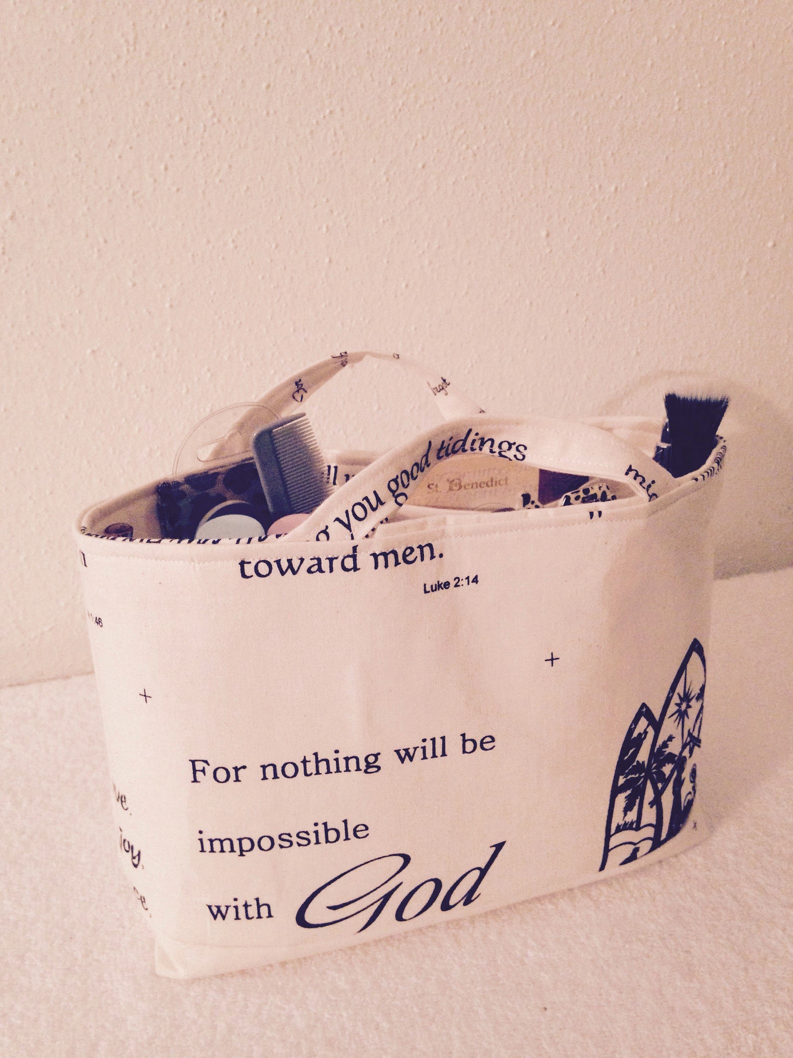 Beautiful Scripture Design Purse Organizer Insert 24 - Etsy