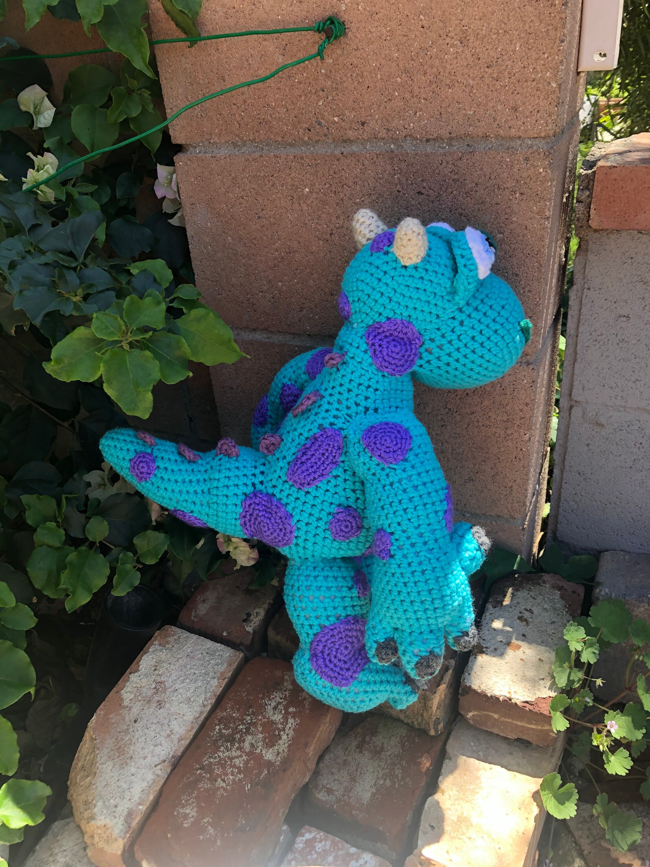 Monsters Inc Inspired Crochet Amigurumi Doll: Mike and Sully Stuffed ...
