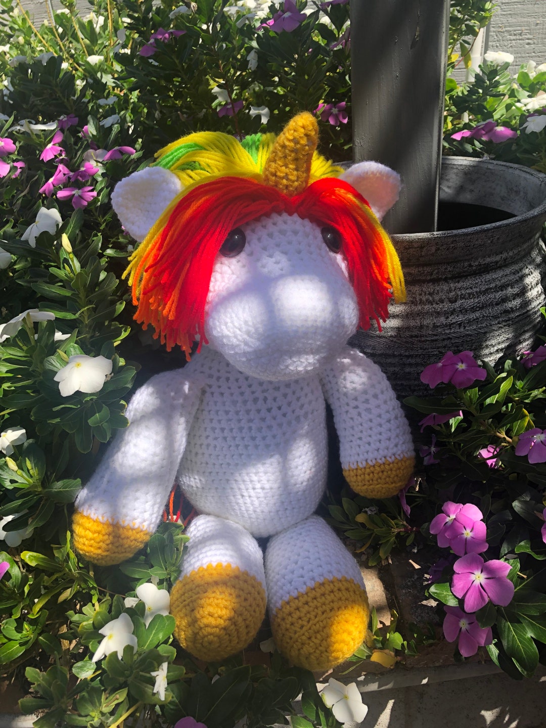 Ursula the Unicorn: Crochet Amigurumi Stuffed Animal Plush - Etsy