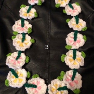 Crochet Flower Lei: Custom Colors for Celebrations - Etsy