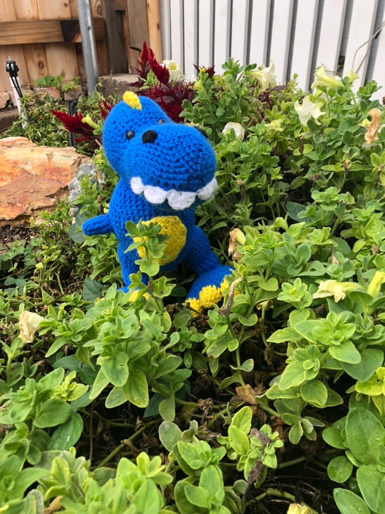 Riley Rex Dinosaur Amigurumi T-rex Stuffed Animal Doll | Etsy