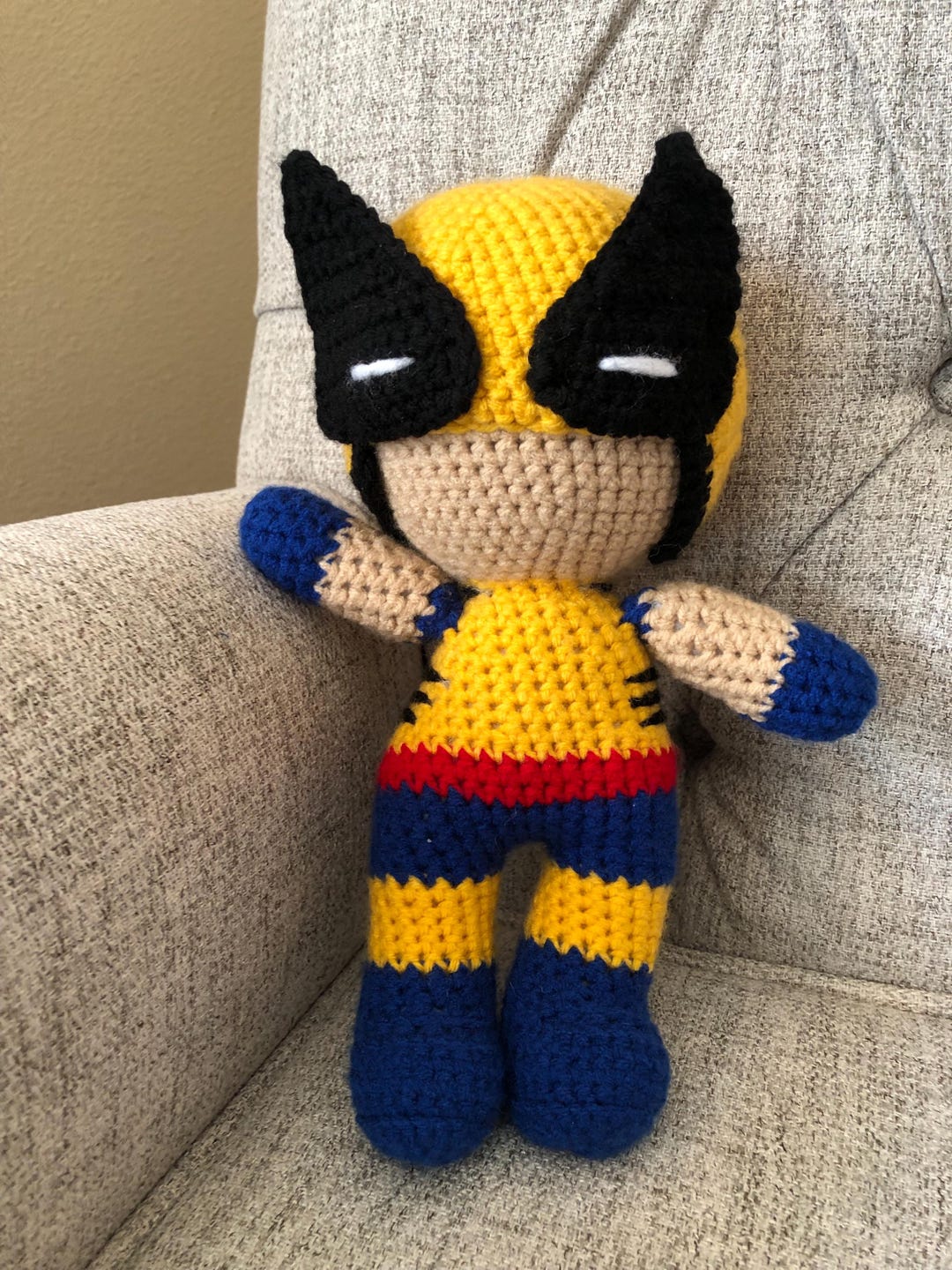 Inspired by Wolverine Amigurumi Stuffed Logan Cartoon Tv Movie Avengers ...
