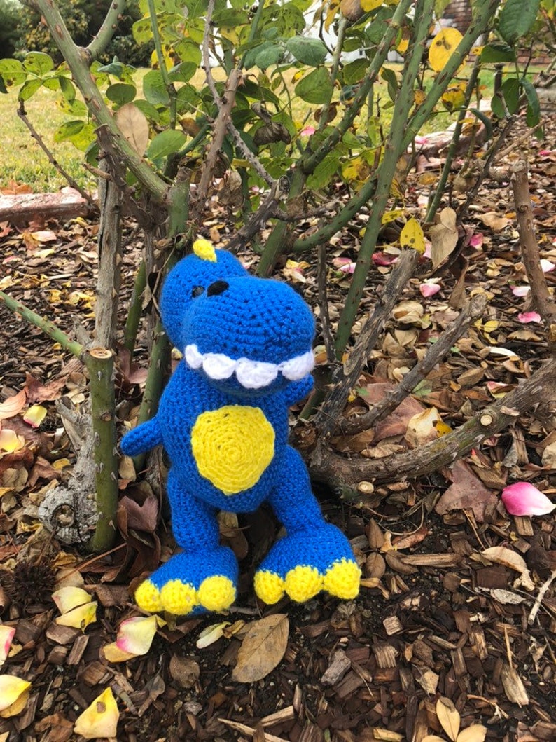 Riley Rex Dinosaur Amigurumi T-rex Stuffed Animal Doll Knit - Etsy