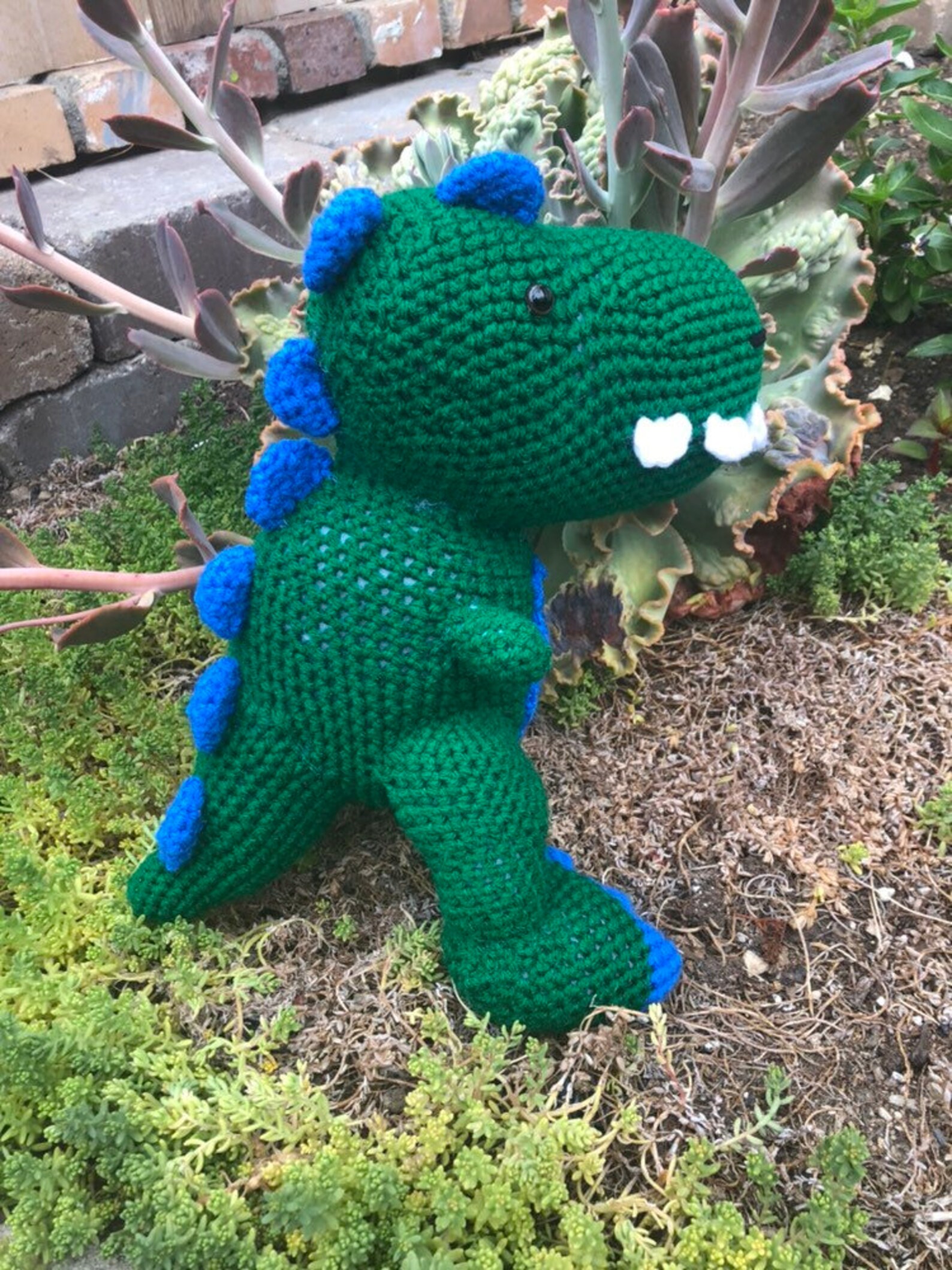 Riley Rex Dinosaur Amigurumi T-rex Stuffed Animal Doll Knit - Etsy