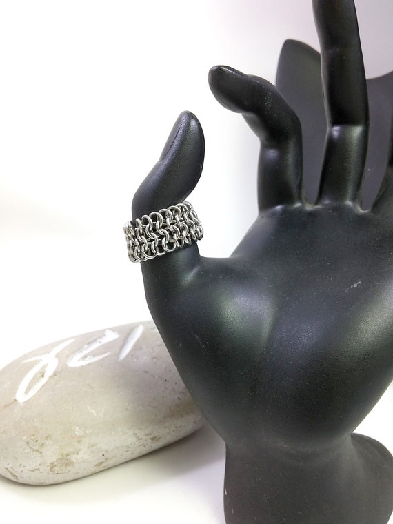 Stainless steel Chainmaille Flexible ring Non Tarnish | Etsy