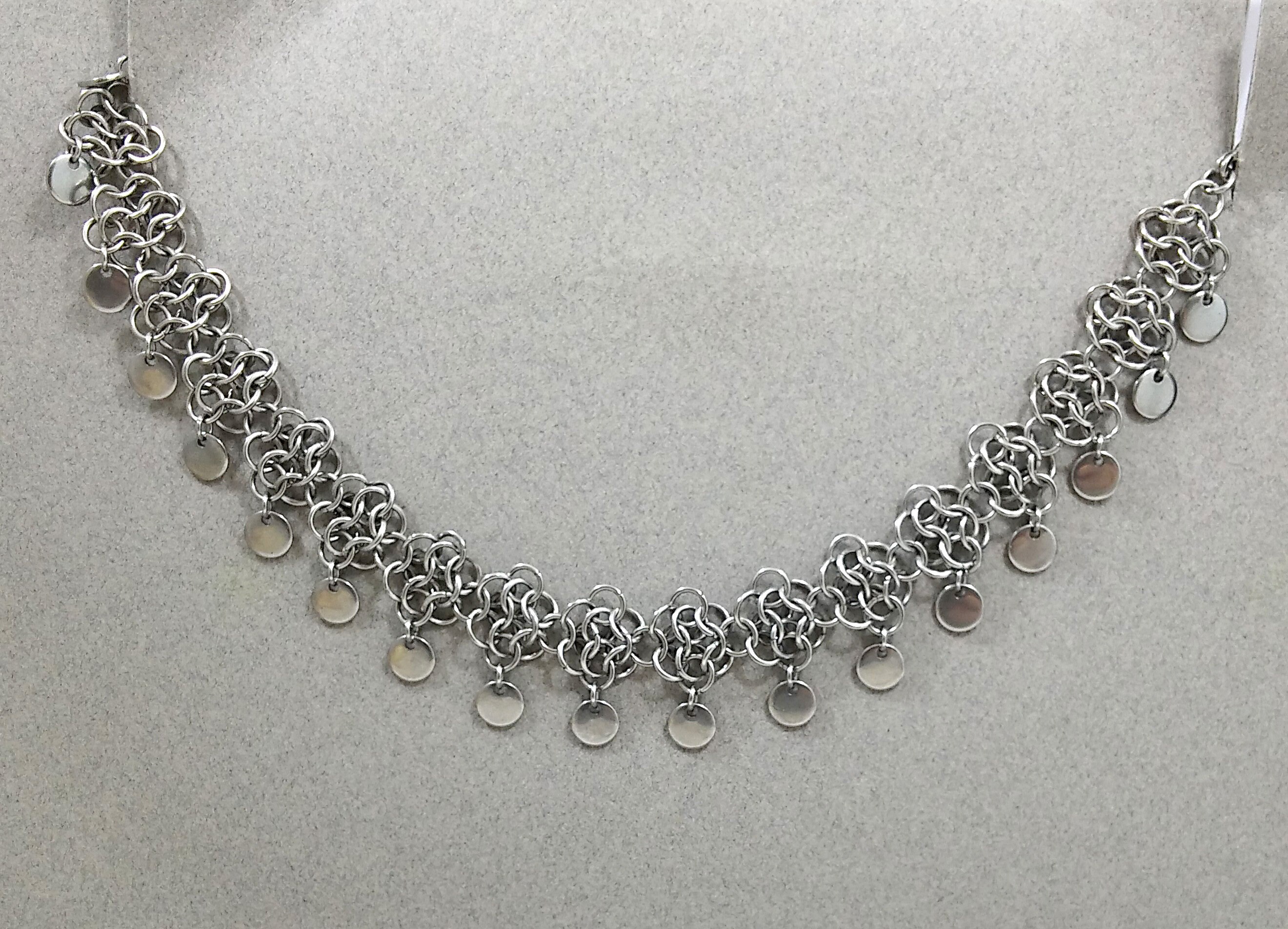 Made to Order Stainless Steel Chainmail Tiny Coins Anklet or - Etsy