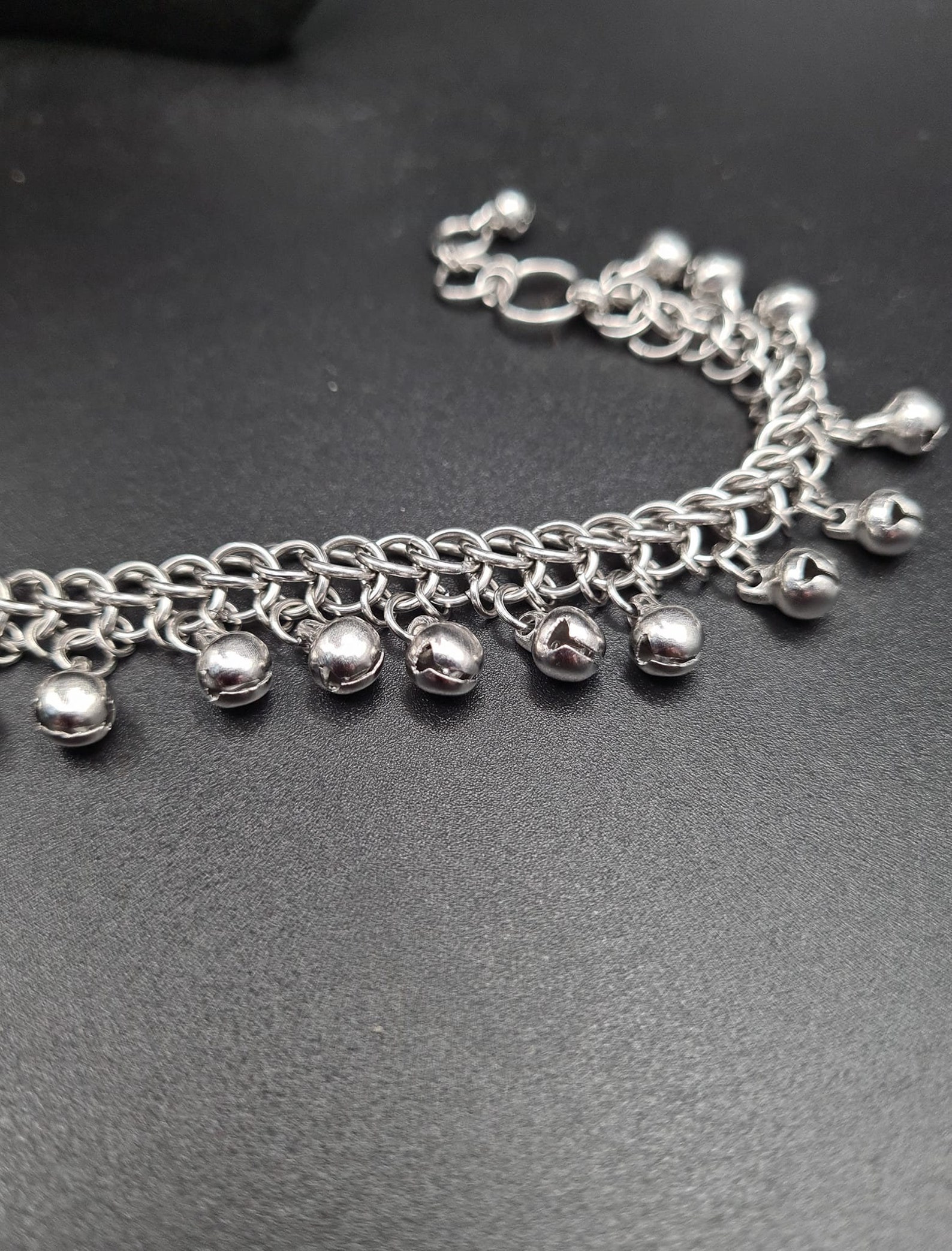 Stainless Steel Chainmail Jingle Bells Anklet or Bracelet for - Etsy Israel
