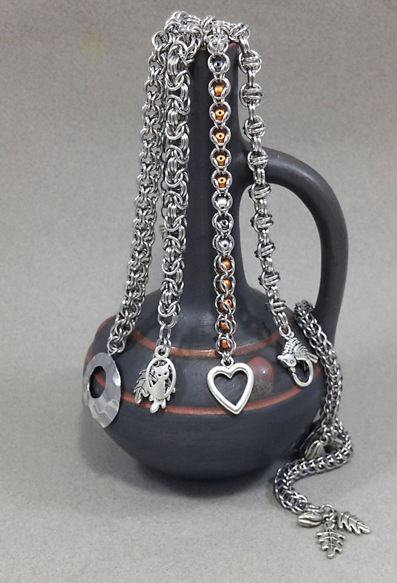 Made to Order Stainless Steel Chainmail Tiny Coins Anklet or - Etsy