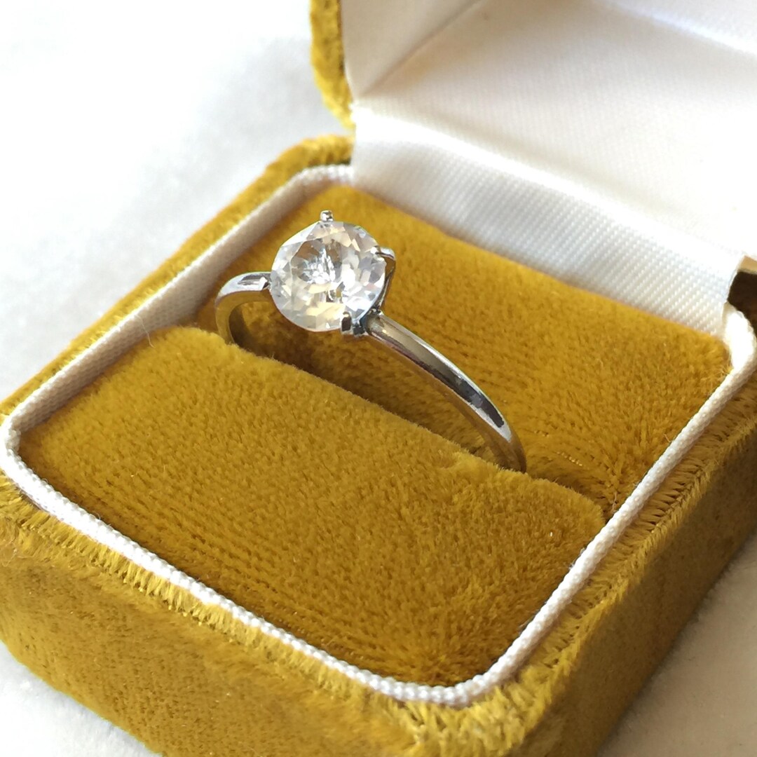 Uncas Vanderbilt Jewel Solitaire Engagement Ring Choose One CZ - Etsy