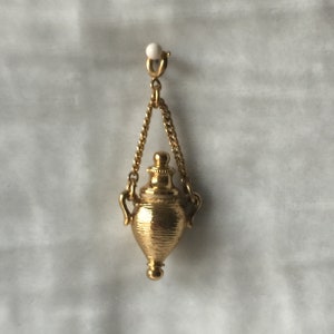 Monet Amphora Perfume Bottle Clip Charm Chatelaine Victorian Revival - Etsy